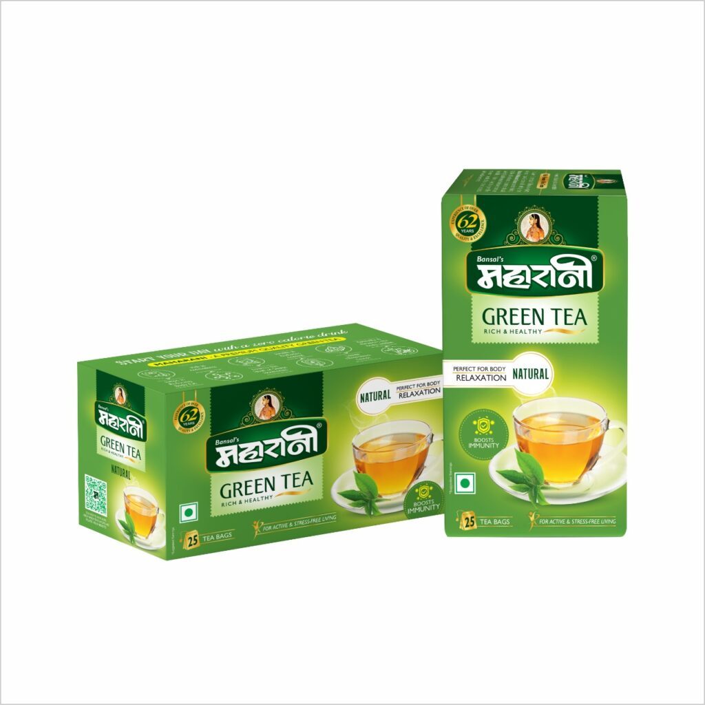 Maharani Green Tea - Natural 25 Tea Bags